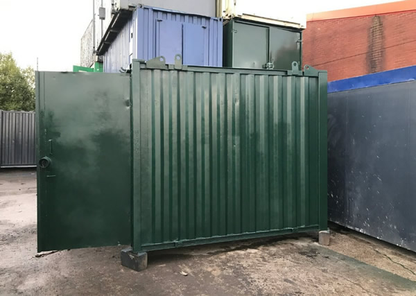 Anti Vandal Storage Container -10ft x 8ft - Dark Green
