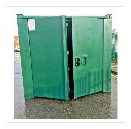 Anti Vandal Storage Container -10ft x 8ft - Green